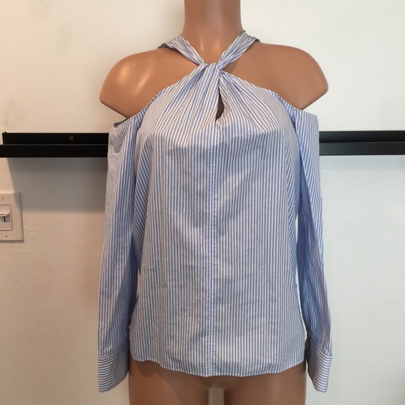 rag & bone | Tops | Rag Bone Blue Collingwood Top | Poshmark